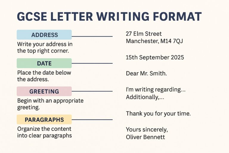 How To Write A Letter GCSE: Structure, Tips & Examples - Spinbot UK